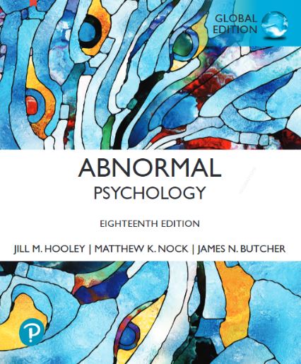 Ingebook - ABNORMAL PSYCHOLOGY 18ED
